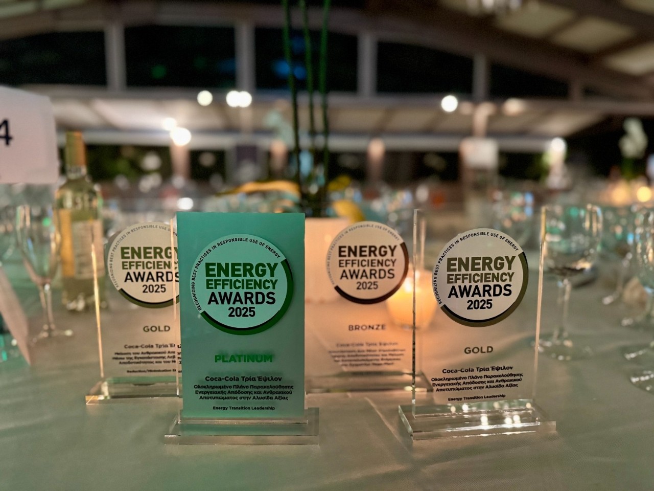 Coca-Cola Τρία Έψιλον: Τέσσερα βραβεία στα Energy Efficiency Awards 2025